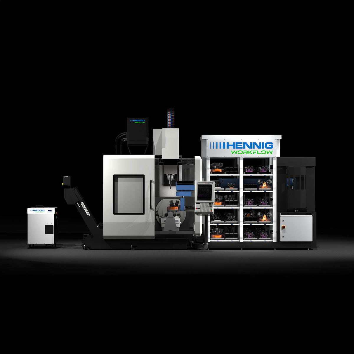WorkFlow Compact Pallet Automation for High-Mix CNC Production