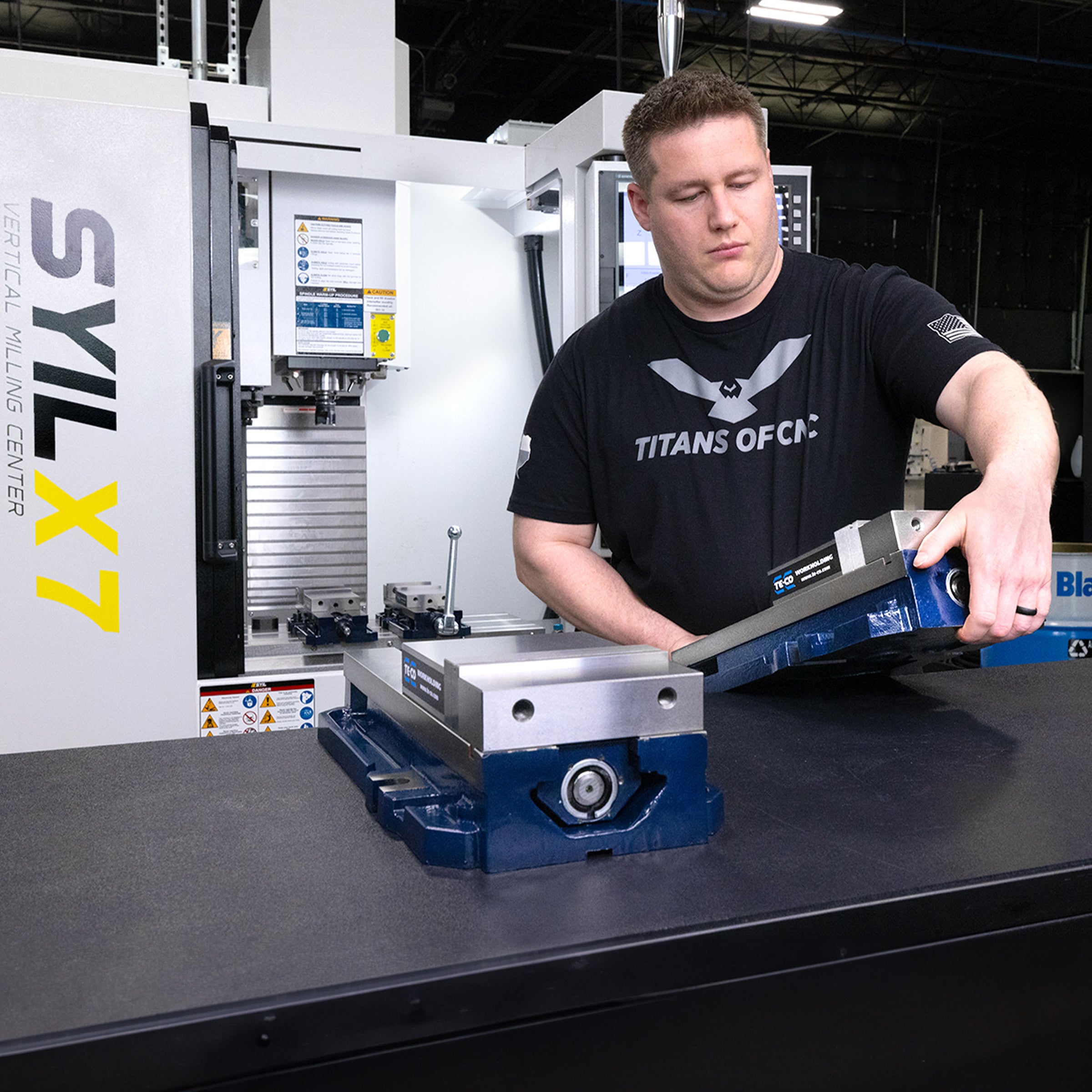 TE-CO 6" Single Station Vise | PWS-6900