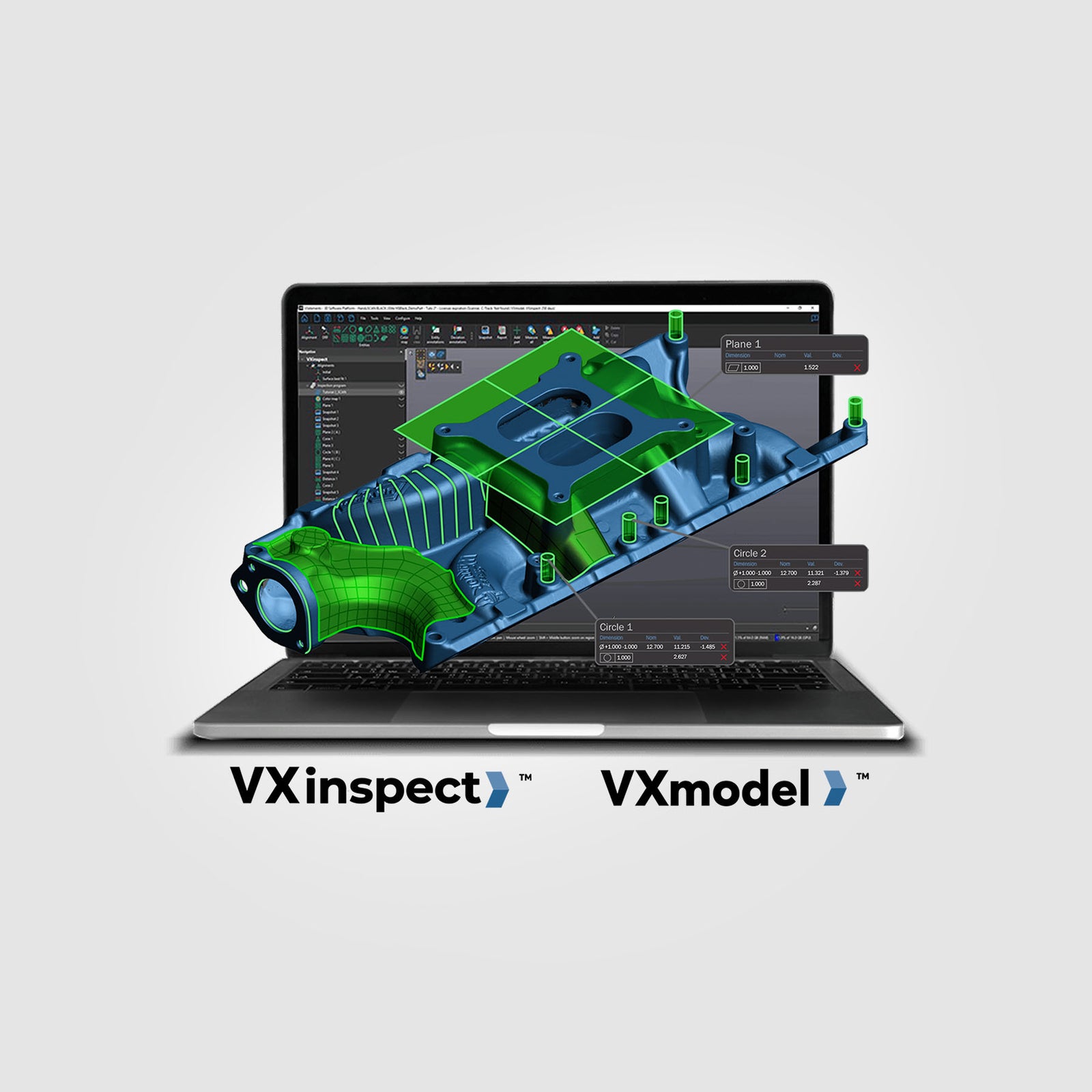 Creaform Vxmodel / Vxinspect Software Bundle