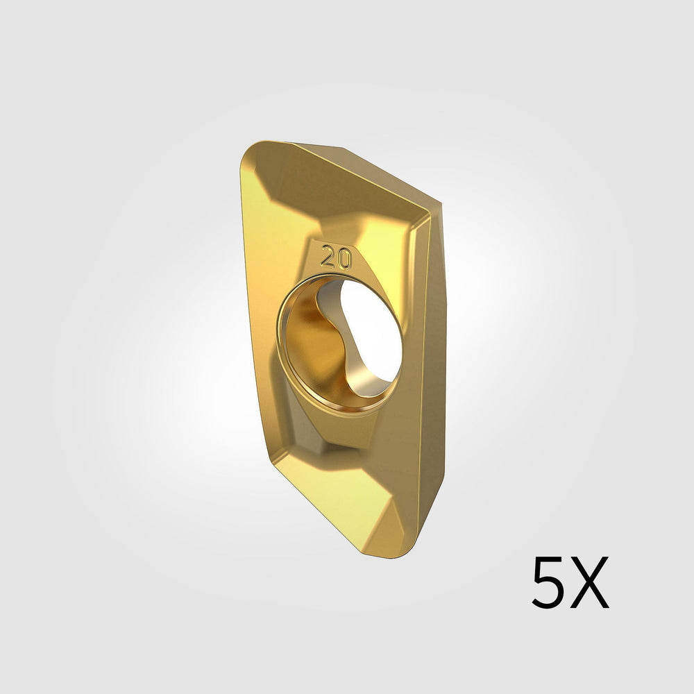 Kennametal 1-18 Shell Mill Inserts for Aluminum